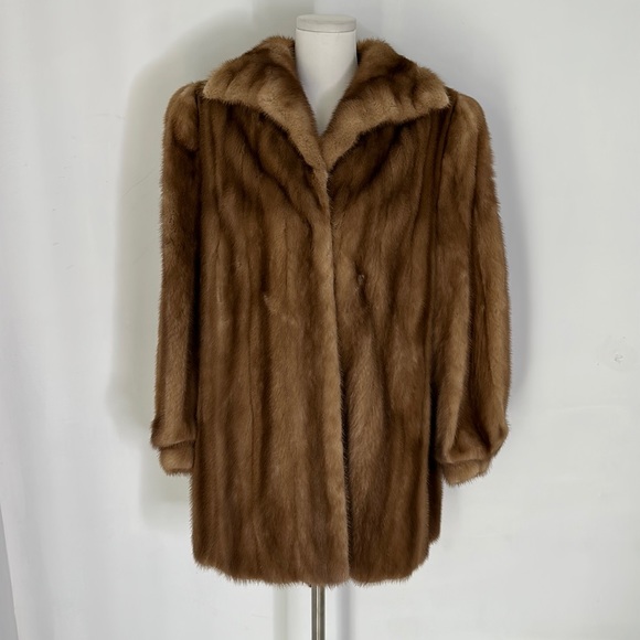 Vintage | Jackets & Coats | Vintage Designer Pierre Balmain Mink Fur ...